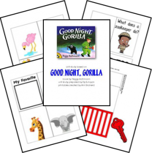 Goodnight Gorilla Unit Study & Lapbook - Homeschool Share