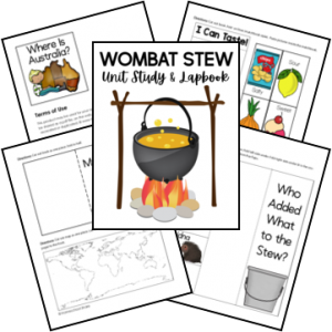 Wombat Stew Unit Study & Lapbook - Homeschool Share