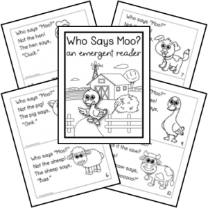 Farm Animals Emergent Reader - Homeschool Share