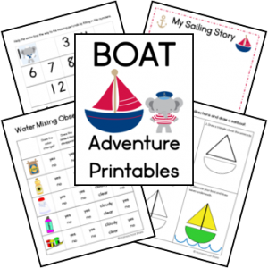 My Blue Boat Lapbook - Homeschool Share