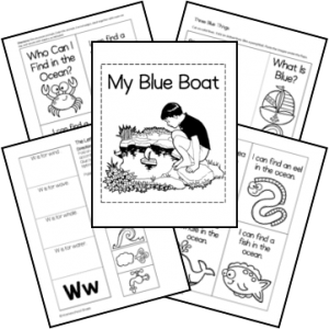 My Blue Boat Lapbook - Homeschool Share