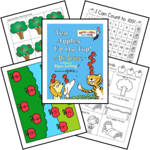 Free Ten Apples Up On Top Activities & Printables - Homeschool Share