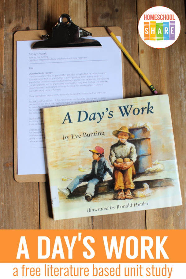 A Day's Work Unit Study - Homeschool Share