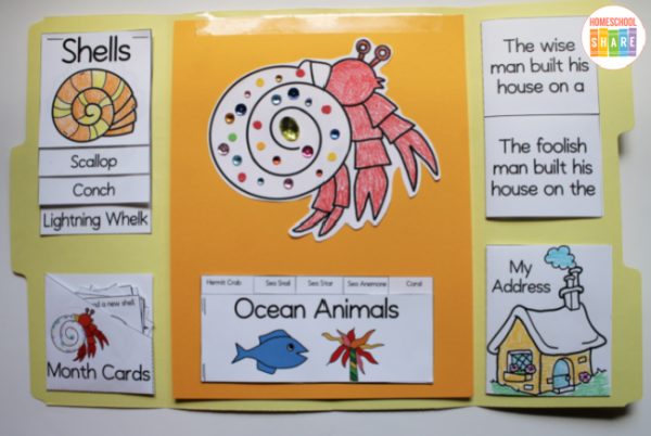 A House for Hermit Crab Activities & Printables - Homeschool Share