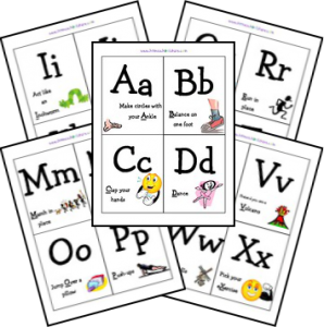 Alphabet Lacing Cards - Homeschool Share