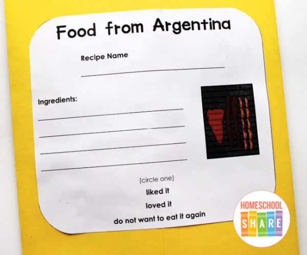 Argentina Lapbook - Homeschool Share