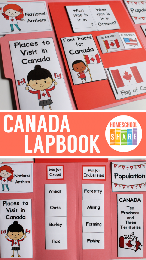 Free Canada Lapbook - Homeschool Share