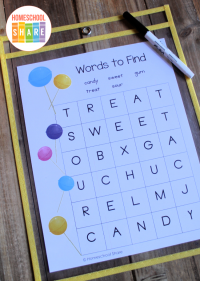 Candy Shop Printables - Homeschool Share