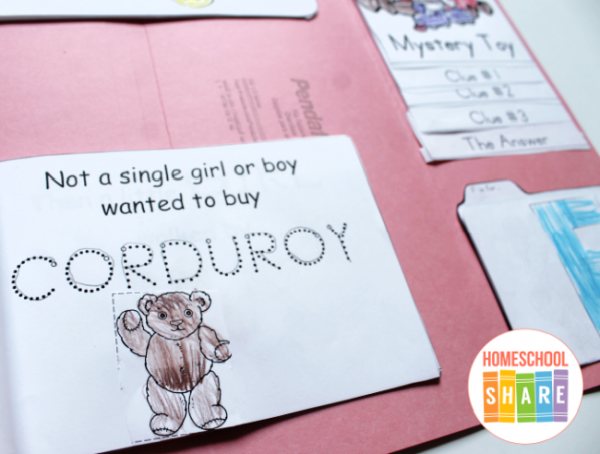 Corduroy Lapbook - Homeschool Share