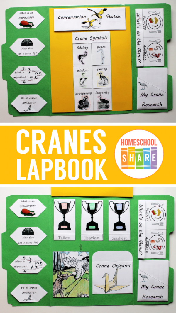 Cranes Lapbook - Homeschool Share