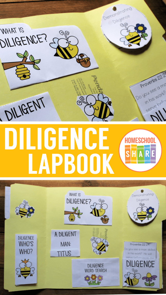 Diligence Lapbook - Homeschool Share