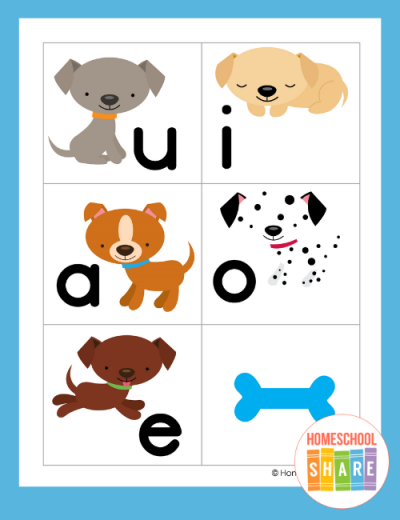Free Puppy Printables for Preschool & Kindergarten - Homeschool Share
