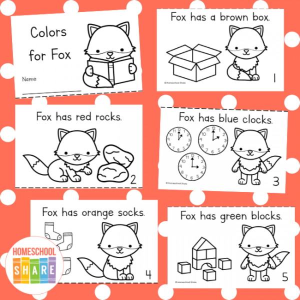 Free Fox in Socks Activities & Printables - Homeschool Share