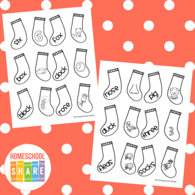Free Fox in Socks Activities & Printables - Homeschool Share