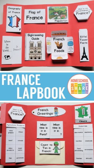 Free France Lapbook - Homeschool Share