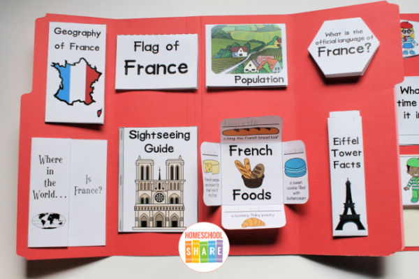 Free France Lapbook - Homeschool Share