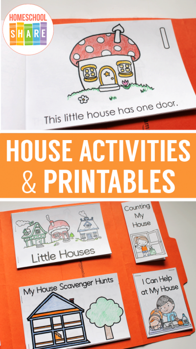 Free House Activities for Preschool - Homeschool Share