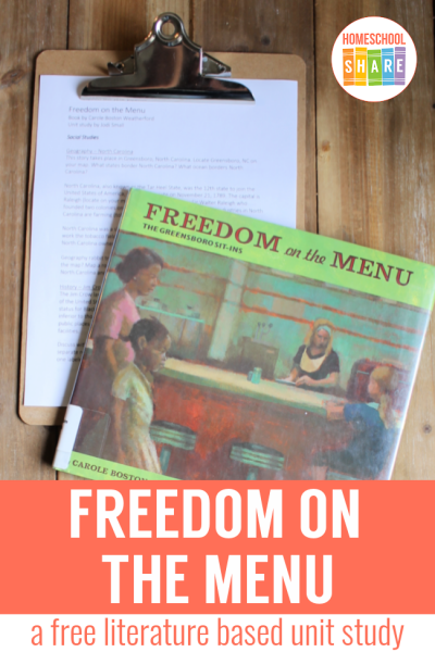 Freedom on the Menu Unit Study - Homeschool Share