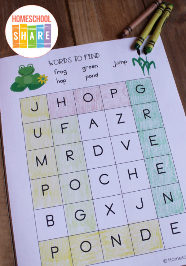 Frog Printables for Preschool - Homeschool Share