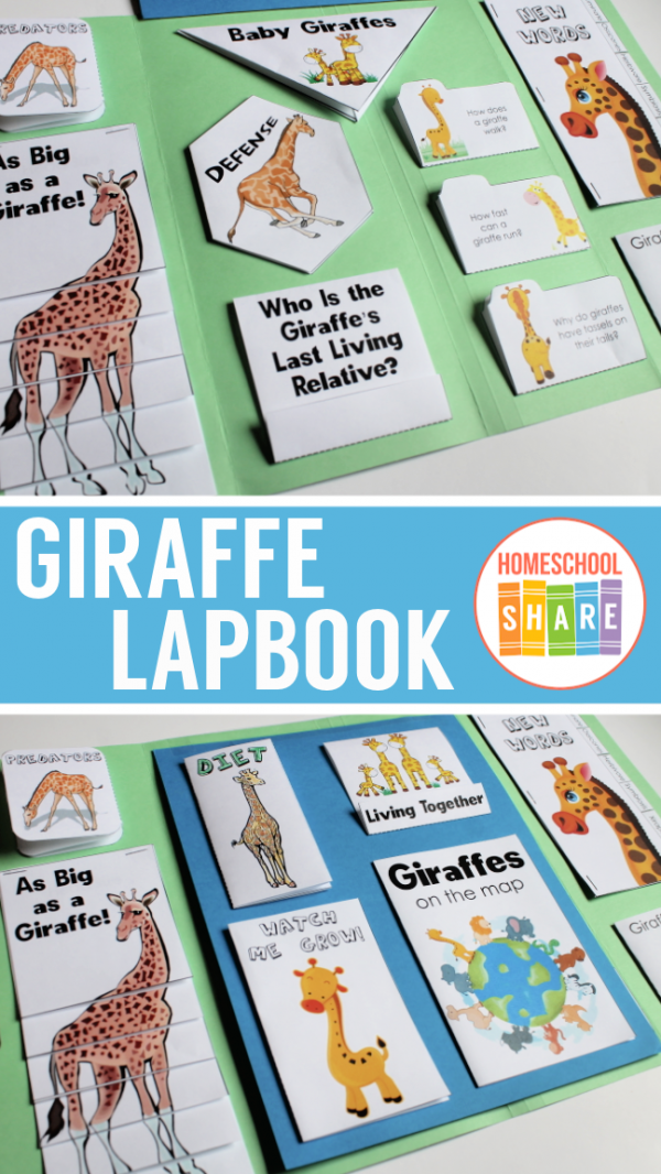 Giraffes Lapbook - Homeschool Share