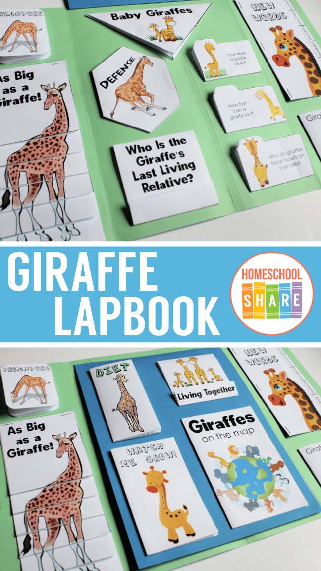 Giraffes Lapbook - Homeschool Share