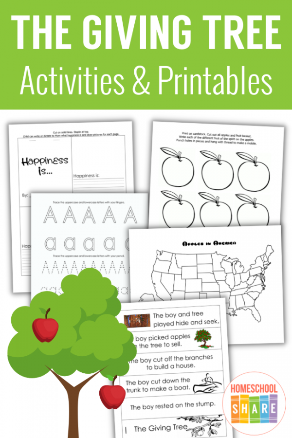 Free The Giving Tree Activities - Homeschool Share