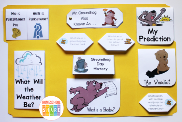 Groundhogs Lapbook - Homeschool Share