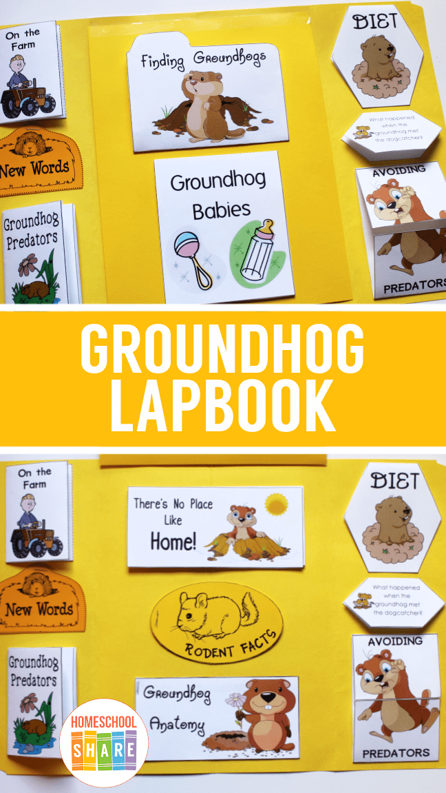 Groundhogs Lapbook - Homeschool Share