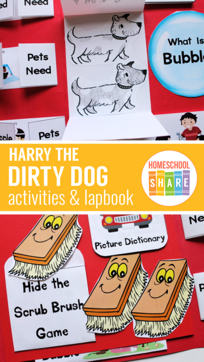 Harry the Dirty Dog Activities (Free!) - Homeschool Share