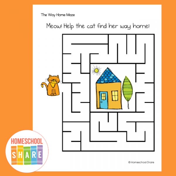Free House Activities for Preschool - Homeschool Share