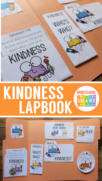 Free Kindness Lapbook - Homeschool Share