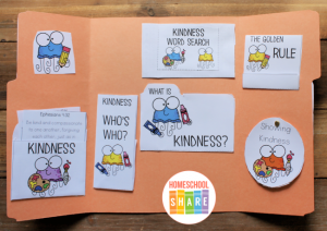 Free Kindness Lapbook - Homeschool Share