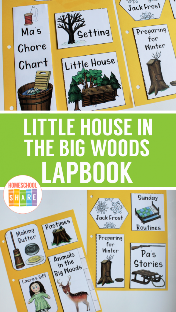 Little House in the Big Woods Lapbook - Homeschool Share