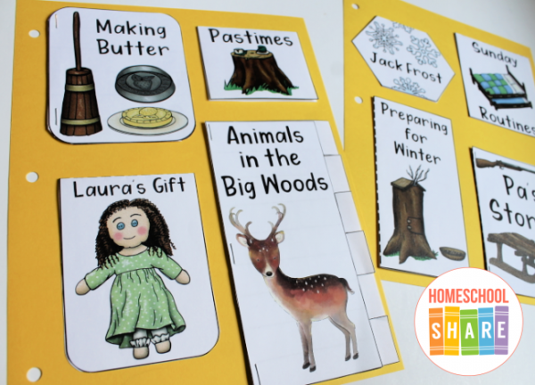 Little House in the Big Woods Lapbook - Homeschool Share