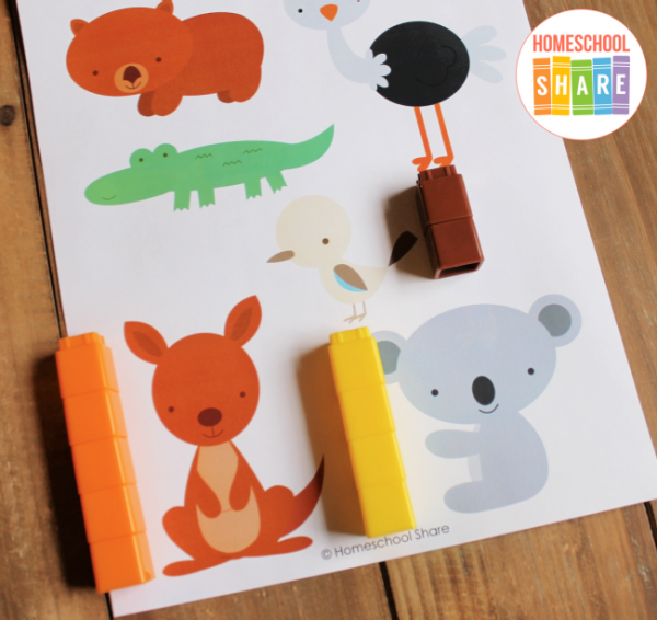 Australian Animals Printables for Preschool - Homeschool Share