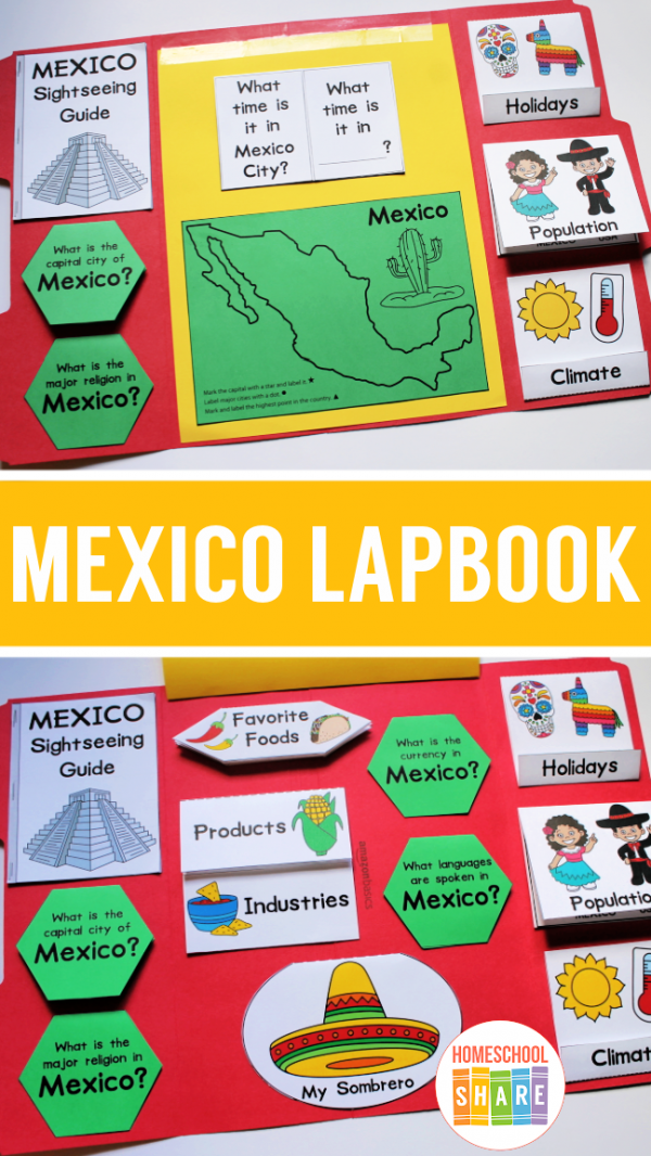 Mexico Lapbook - Homeschool Share