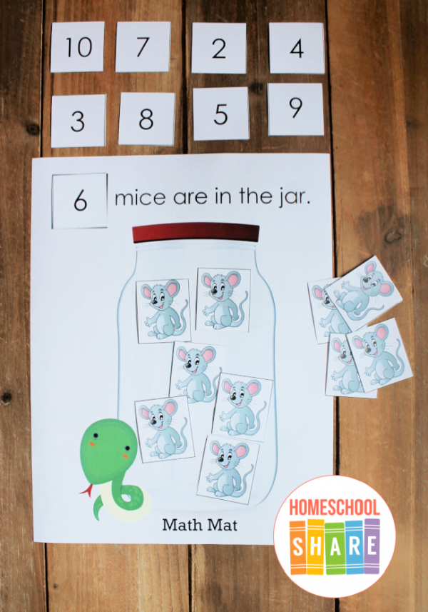 Mouse Count Unit Study & Printables - Homeschool Share