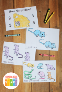 Mouse Count Unit Study & Printables - Homeschool Share