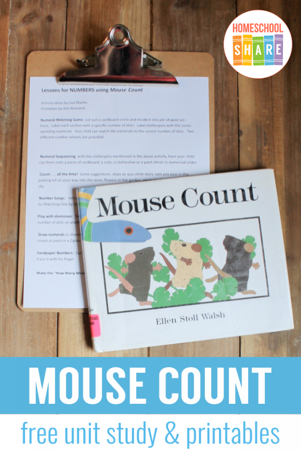Mouse Count Unit Study & Printables - Homeschool Share