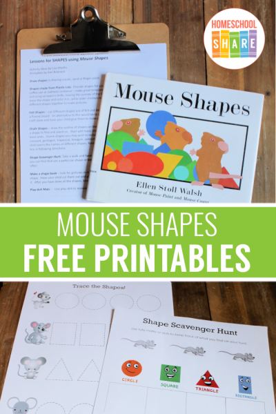 Mouse Shapes Activities & Printables - Homeschool Share