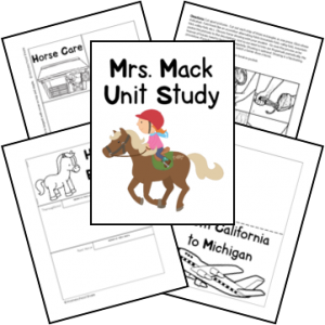 Fritz and the Beautiful Horses Unit Study & Lapbook - Homeschool Share