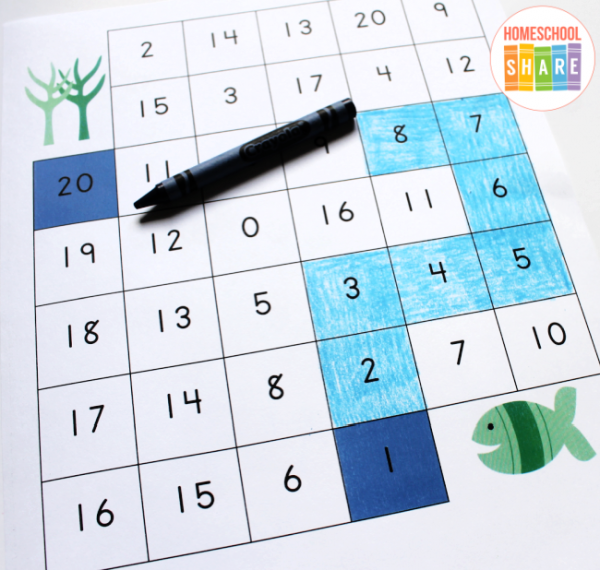 Free Ocean Animal Printables for Preschool & Kindergarten - Homeschool ...