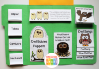 Free Owl Babies Activities for Preschool - Homeschool Share