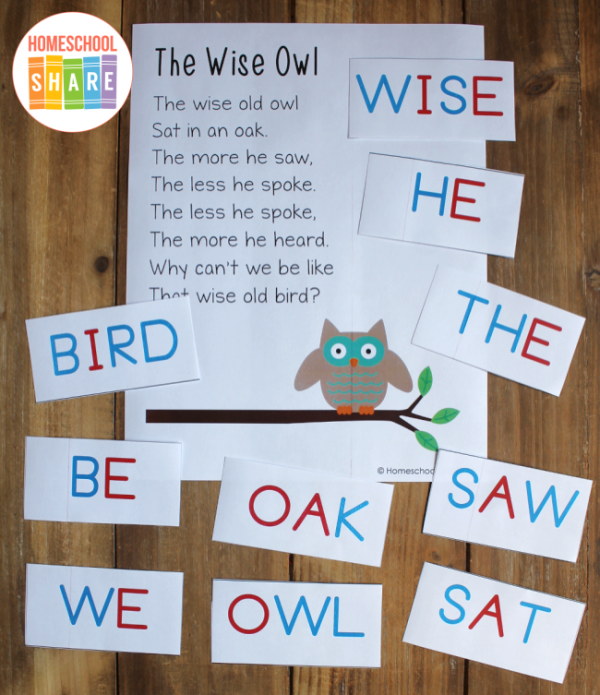 Owl Printables - Homeschool Share