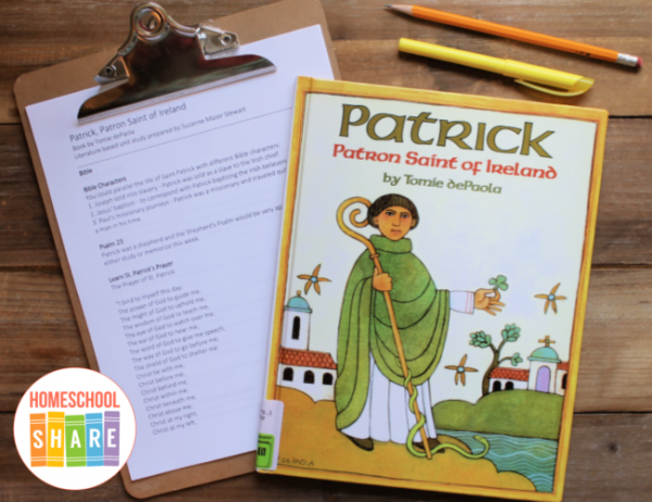 Free Saint Patrick Lesson Plan - Homeschool Share
