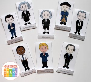 U.S. Presidents Matchbooks - Homeschool Share