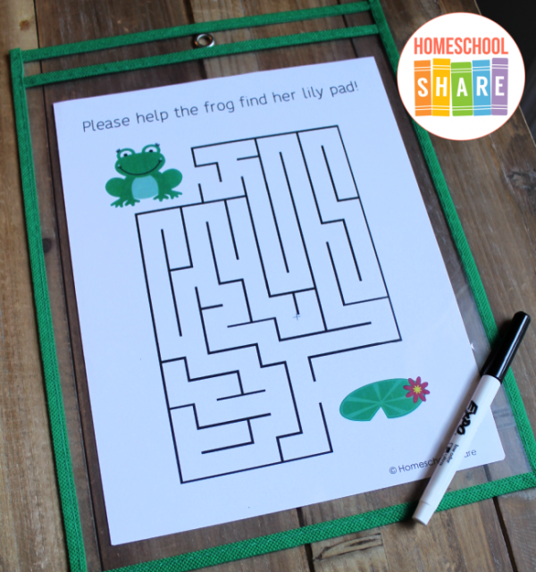 Frog Printables for Preschool - Homeschool Share