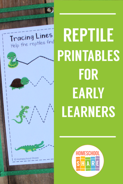 Reptile Printables for Preschool - Homeschool Share