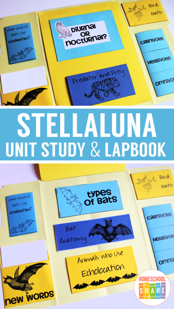 Free Stellaluna Activities & Lapbook - Homeschool Share