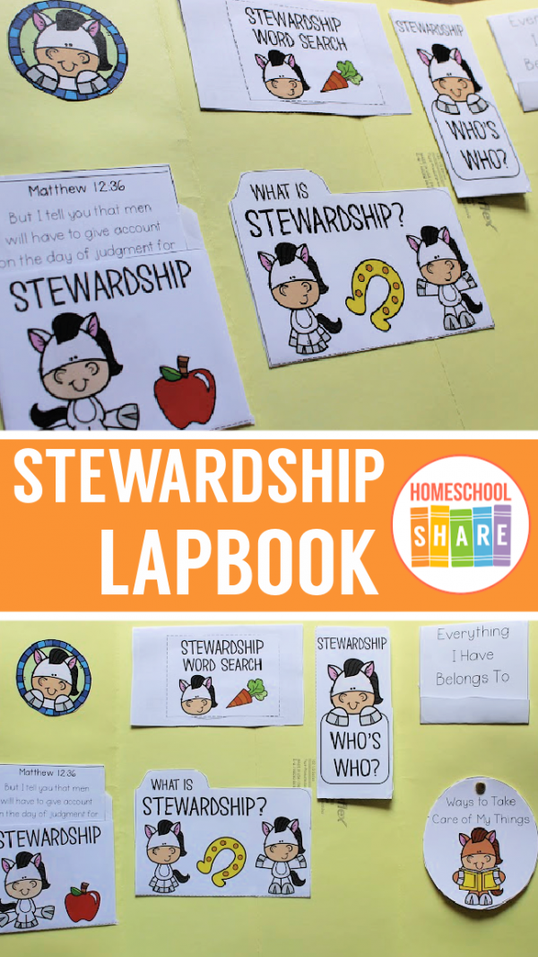 Stewardship Lapbook - Homeschool Share
